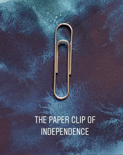 The paperclip of independence – Candice Tripp