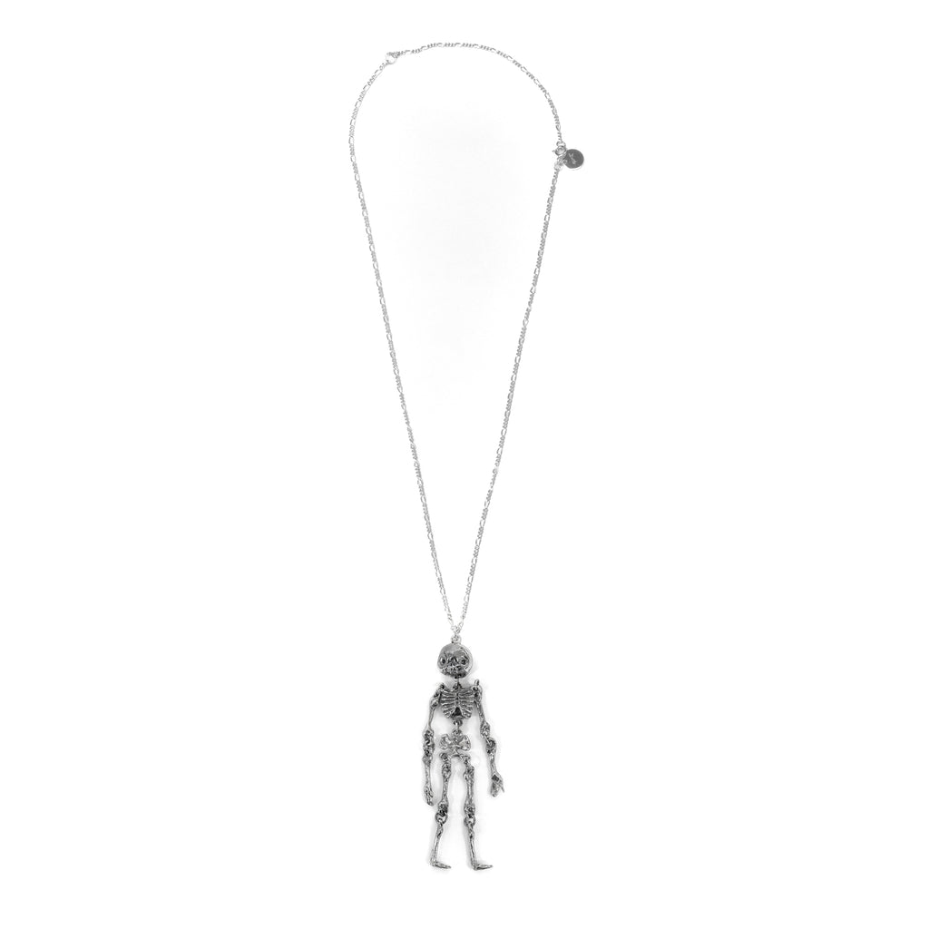 Articulated Silver Skeleton Necklace – Candice Tripp