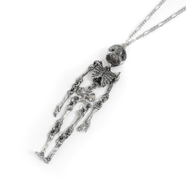 Articulated Silver Skeleton Necklace – Candice Tripp